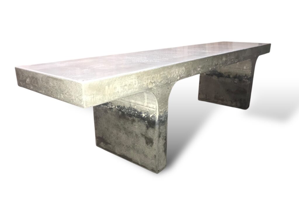 Contemporary Concrete Bench with Colour Fade – Durable Indoor & Outdoor ...